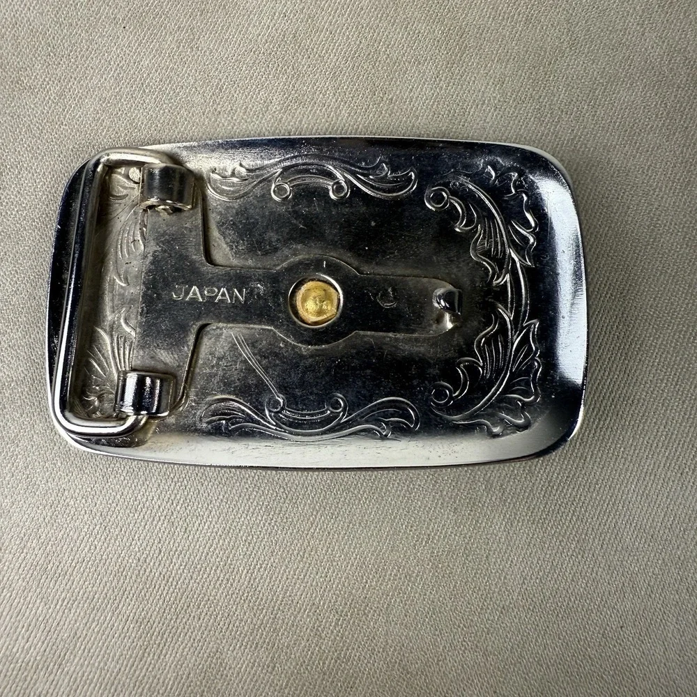 The Unbranded Brand | Accessories | Vintage Brass Boots Silvertone Belt ...